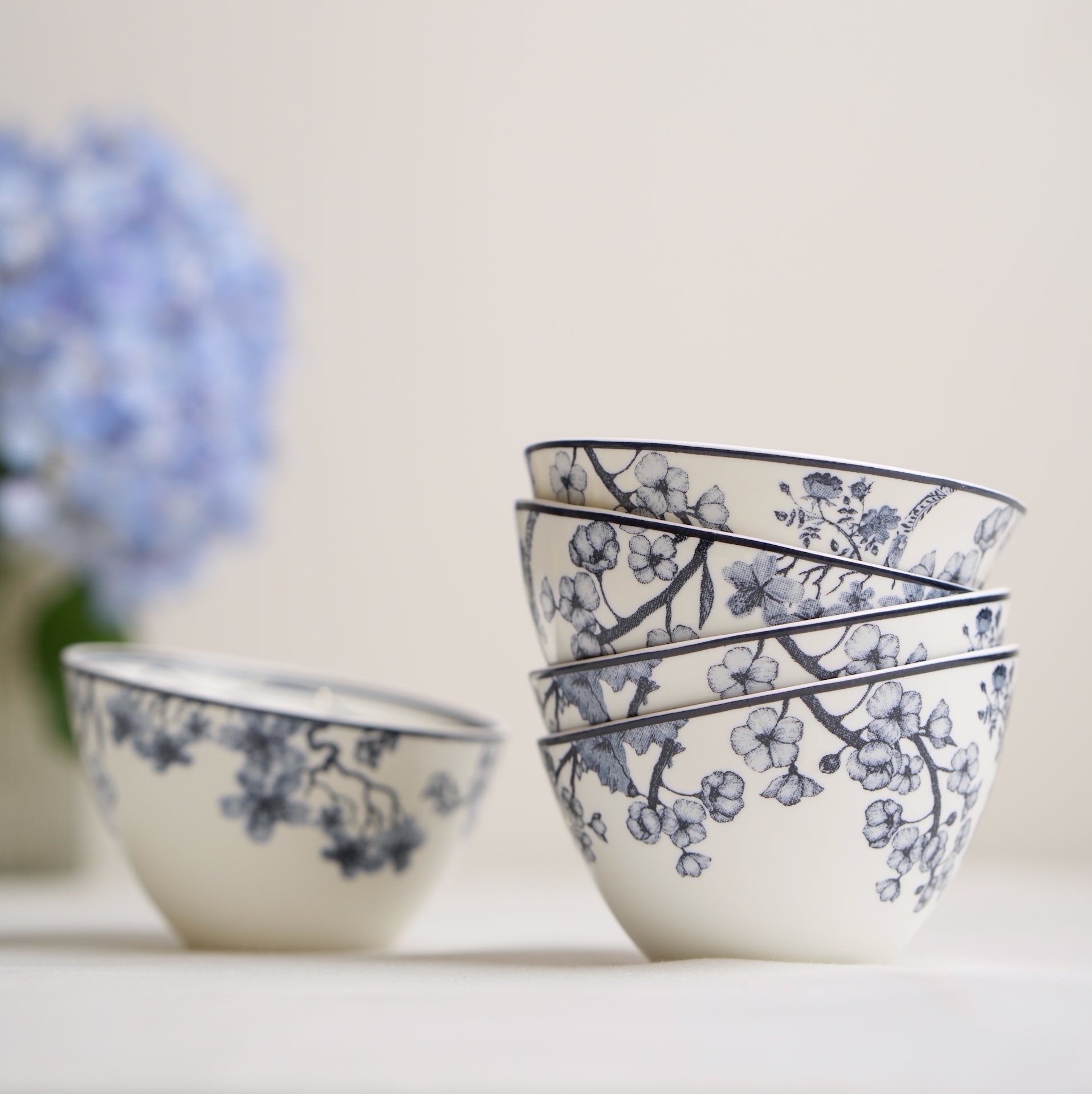Slanted Custard Bowls : Set of 4
